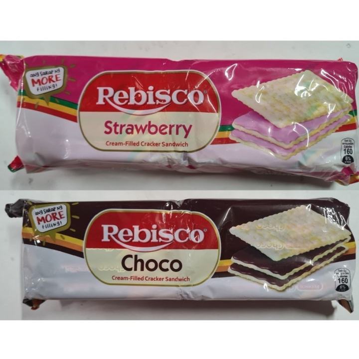 Rebisco Cracker Biscuit Sandwich x10s | Lazada PH