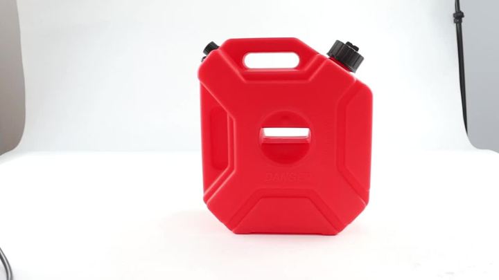 Universal 5L Fuel Tank Motorcycle Spare rol Oil Tank Backup Container ...