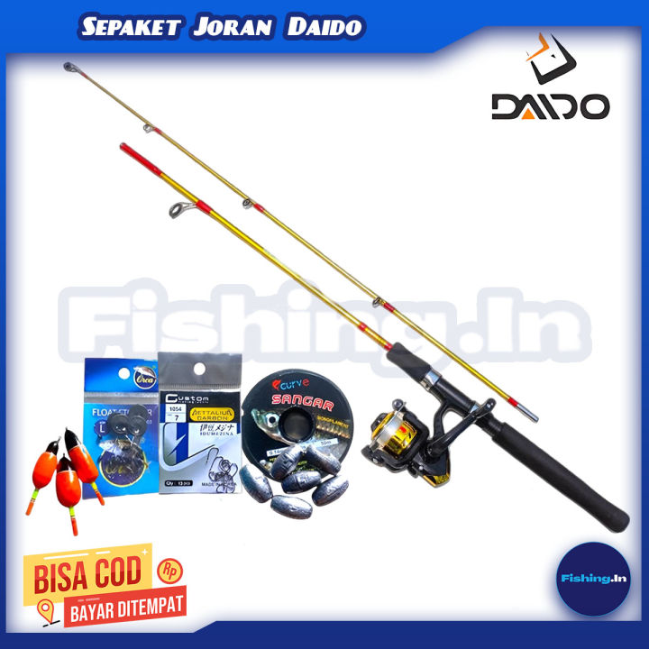 Set Pancing Lengkap Joran Full Solid dan Reel Daido Simura | Lazada ...
