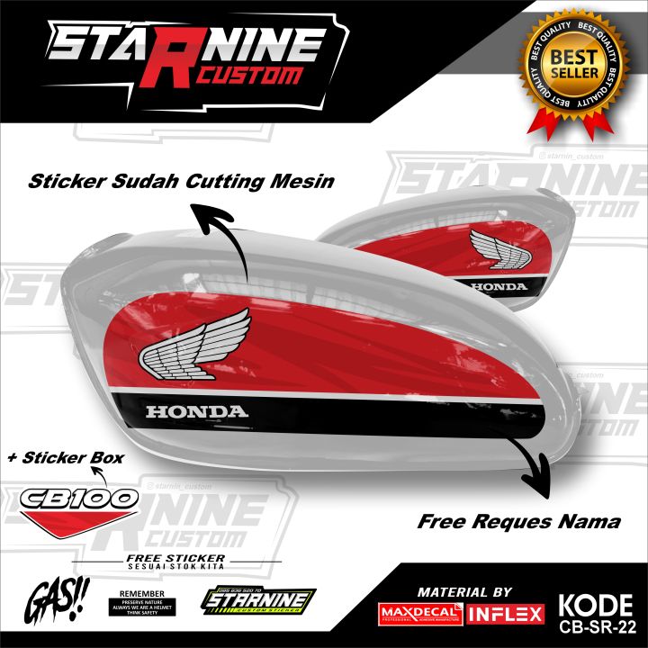 Striping cb 100 sticker cb 100 kode CB-AS-22 | Lazada Indonesia