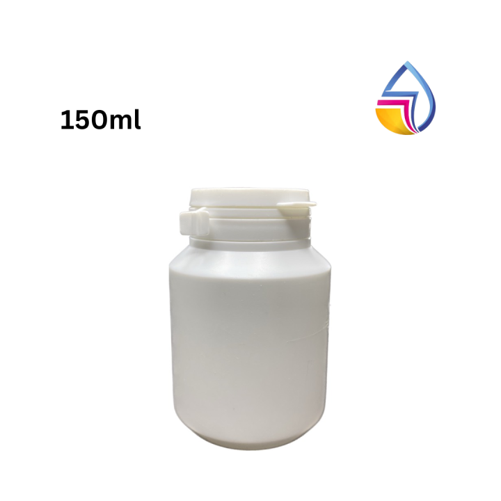 2pcs - 150ml Tear Off Cap Medicine White Bottle (good for Capsules ...