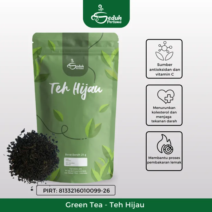 Seduh Pertama Green Tea / Teh Hijau Teh Diet Premium Indonesia Origin ...