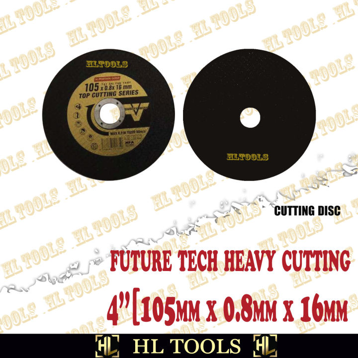 FUTURE TECH HEAVY CUTTING DISC 4" X 0.8MM (10 PCS) | Lazada
