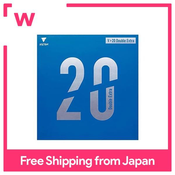 VICTAS Table Tennis Rubber V20 DOUBLE EXTRA Soft 1.8 , 2.0 , MAX / Back , Red / 200080 | Lazada PH