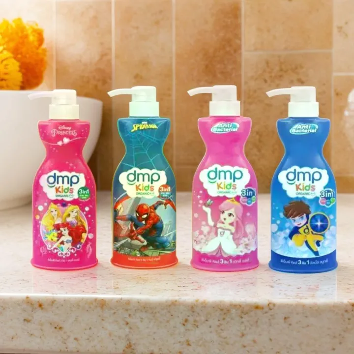 DMP Organics Kids 3in1 สบู่เหลวเด็กสูตรออร์แกนิก Disney Princess ...