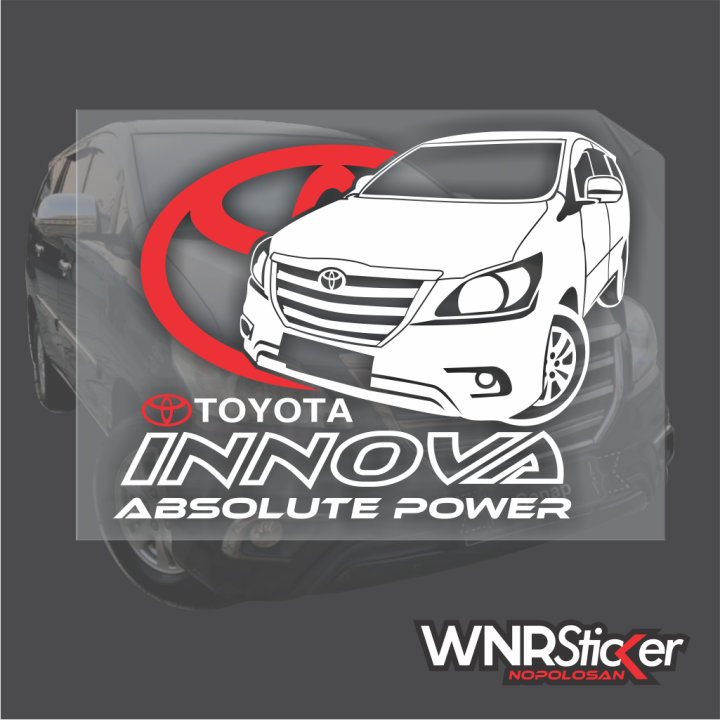 Stiker Variasi Kaca Mobil INNOVA Barong Model Terbaru | Lazada Indonesia