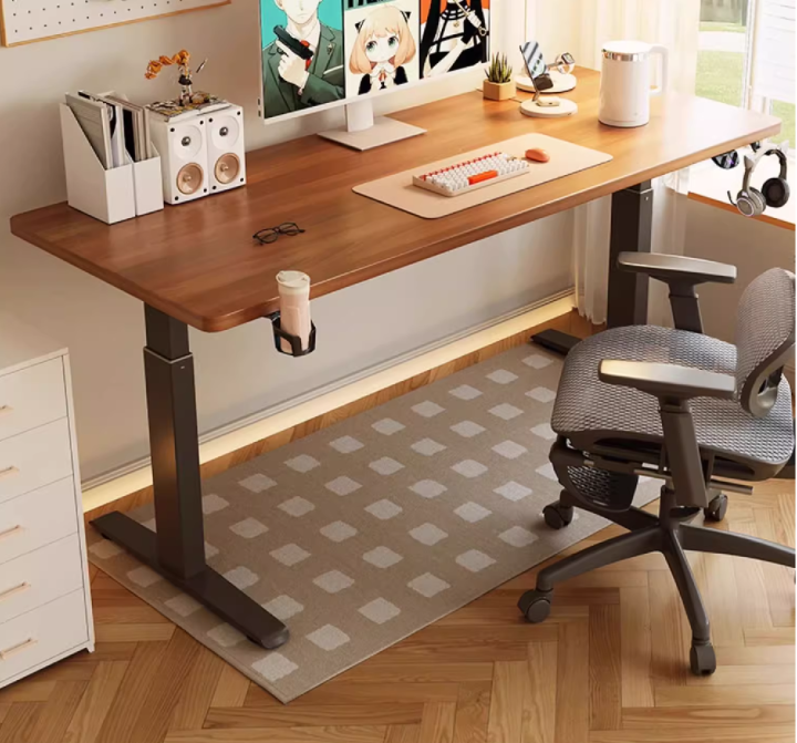 Smart Ergo Electric Height Adjustable Computer Table 100cm 120cm ...