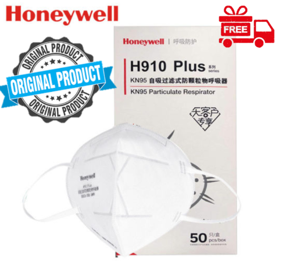 HONEYWELL H910 PLUS N95 Folded Disposable Head loop Mask 10 Pieces/Pack ...