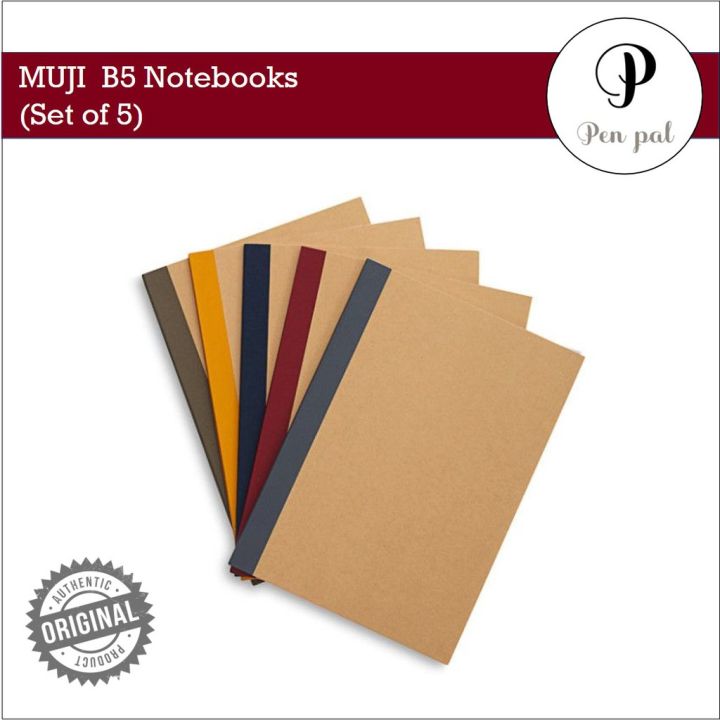 MUJI B5 Notebooks (Set of 5) + | Lazada PH