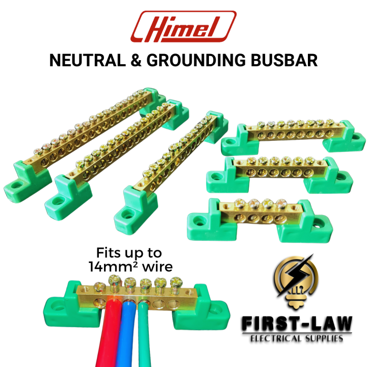 Grounding Bus Bar Terminal - Neutral Terminals | Lazada PH