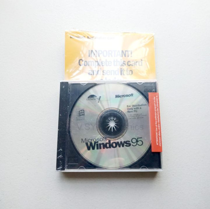 Authentic Vintage Microsoft Windows 95 Operating System Installer Disk ...