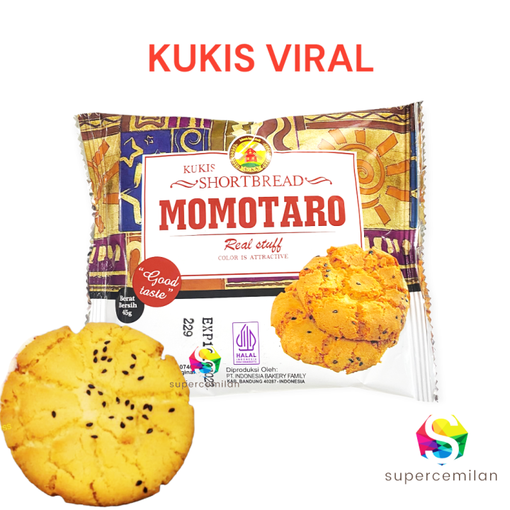 MOMOTARO ShortBread Cookies Aoka Kukis Viral 45 Gram | Lazada Indonesia