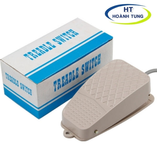 Công tắc cóc đạp chân TFS-3 (FS-3) vỏ nhôm kim loại chịu lực va đập tốt dùng cho máy công cụ ...