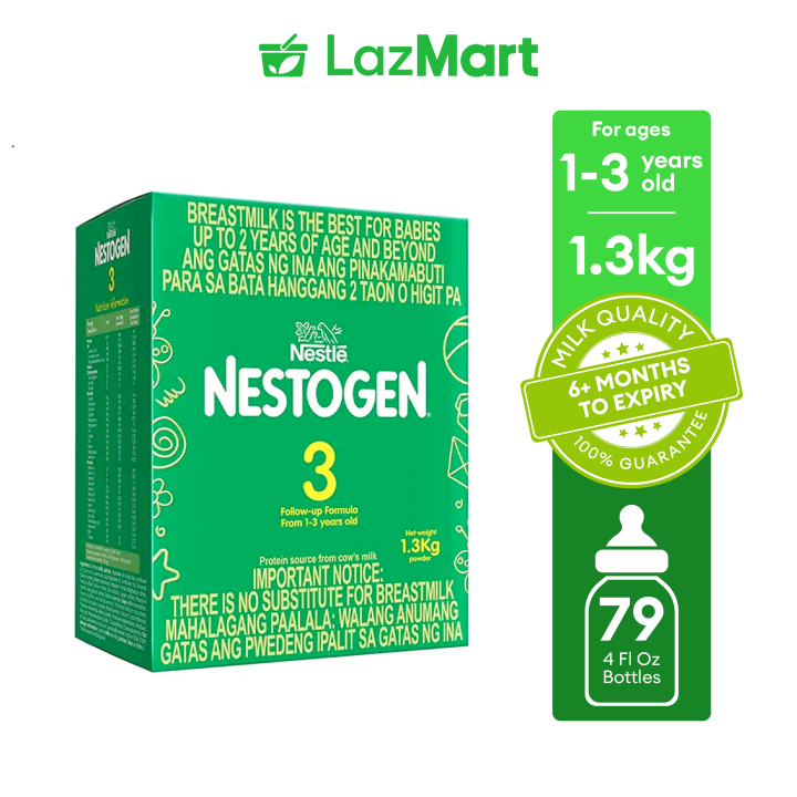 NESTOGEN 3 Milk Supplement For Children 1-3 Years Old 1.3kg | Lazada PH