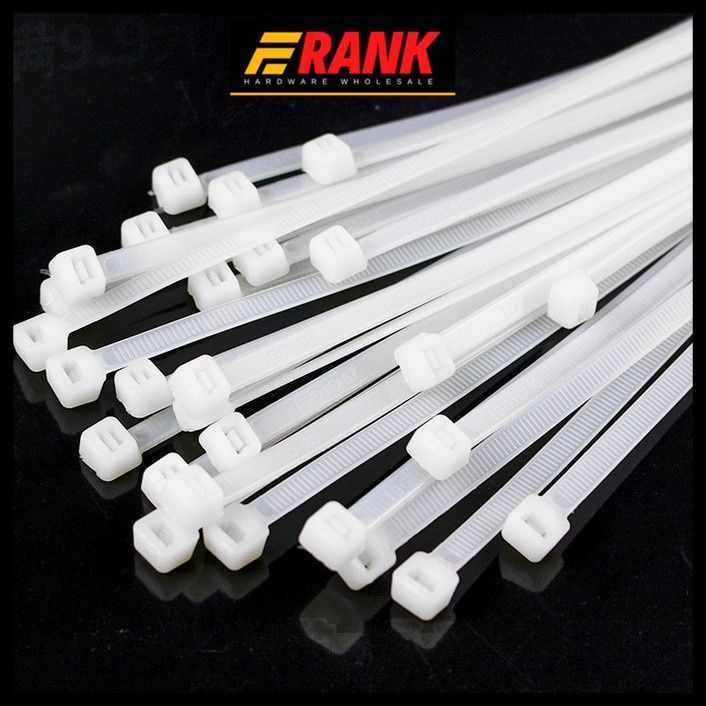 Nylon Cable Ties for Cable Management Black and White Frank Hardware ...
