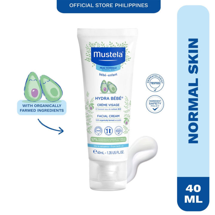 Mustela Hydra Bebe Facial Cream 40ml | Lazada PH
