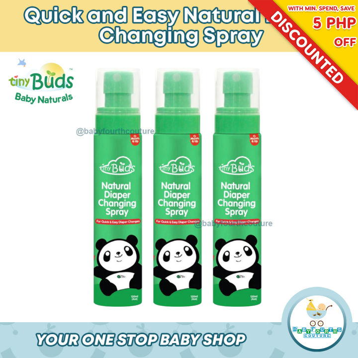 Tiny Buds Quick and Easy Natural Diaper Changing Spray | Lazada PH