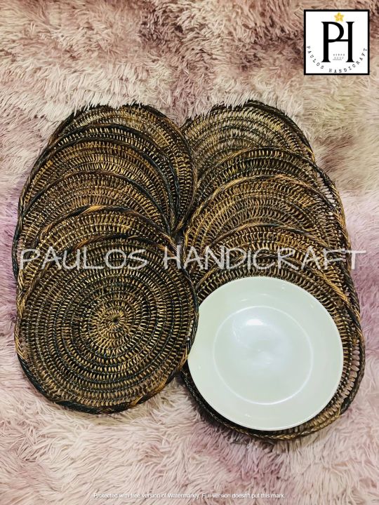 Native Plate, Nito Plate, Rattan Plate, Reusable, Special Plate | Lazada PH