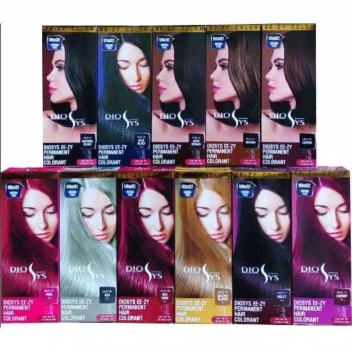 Diosys Semir Rambut Cat Pewarna Rambut Hari Color Permanent Dyosis ...
