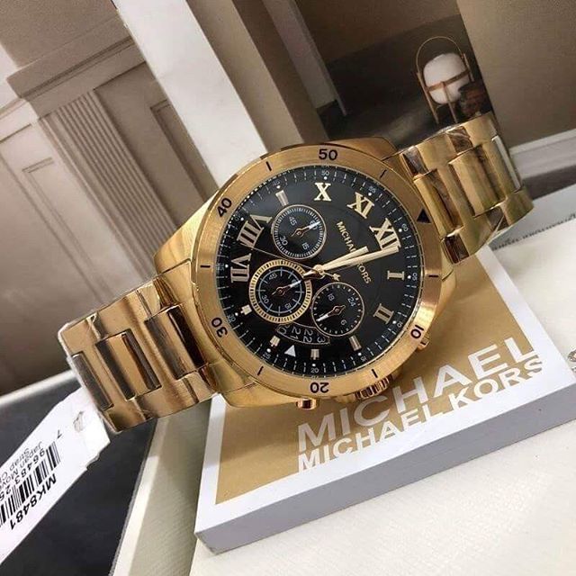 US Original Design Gold Tone Chronograph Black Dial Men's Watch | Lazada PH