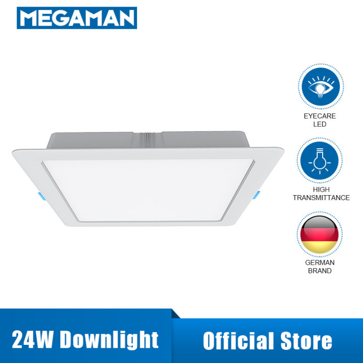 Megaman LED Downlight 8" S200 24W CLSV1 DL Slim Square Ceiling Lamp ...