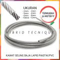 KABEL SELING TALI KAWAT SLING BAJA LAPIS SELANG 2 3 4 5 6 8 10 12 MM ...