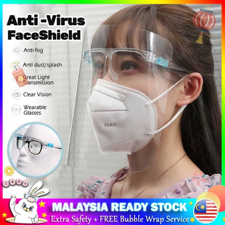 Face Shield Anti-Virus Protector Face Shield Anti Fog Transparent ...