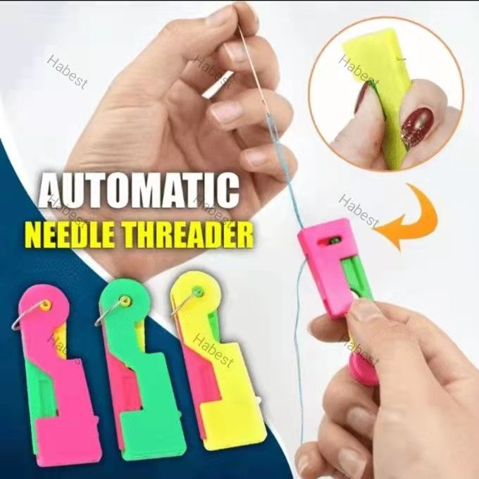 Needle Threader Pemasang Jarum Alat Masuk Benang Thread Device Jahitan ...