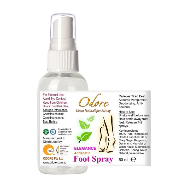 ODORE 50ML Foot Spray Elegance | Lazada Singapore