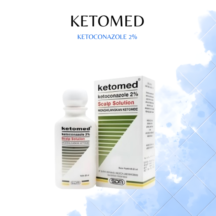 Ketomed Scalp Solution - Shampo Ketombe 60ml - Ketomed SS | Lazada ...
