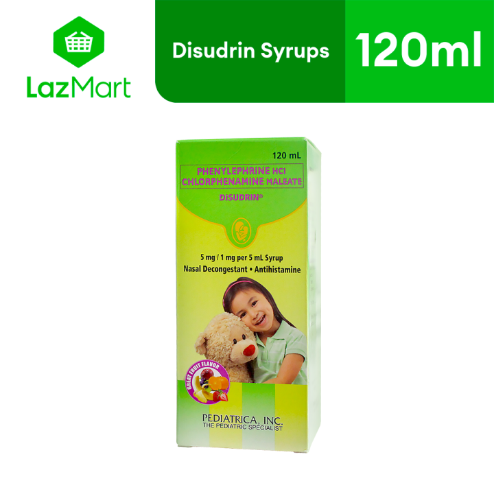Disudrin 120mL Syrup For the relief of Children's colds | Lazada PH