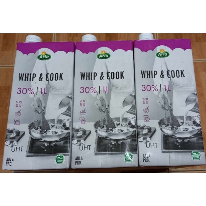 ON HAND️️Arla whip & Cook 1L heavy cream exp May 2025 | Lazada PH