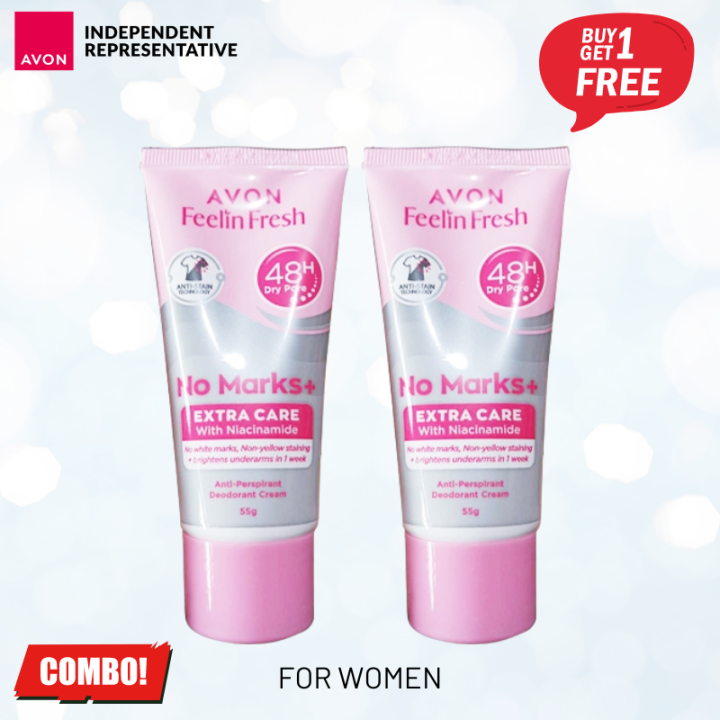 Buy 1 Take 1 AVON FEELIN FRESH ULTRA GLUTATHIONE COMBO QUELCH 48H Dry Pore Protection ...