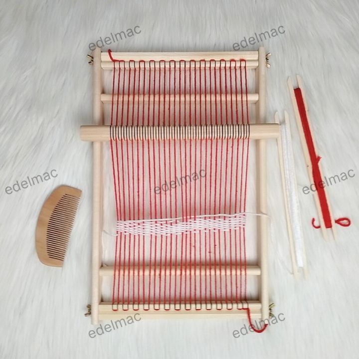 Small Wooden Weaving Loom | Lazada Indonesia