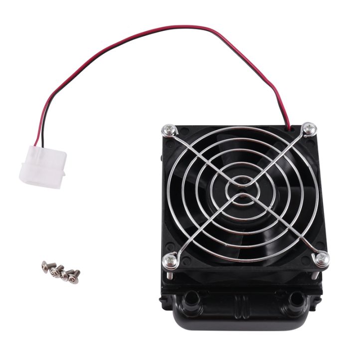 1Pcs Aluminum 80mm Water Cooling Cooler Computer Radiator with Fan for ...