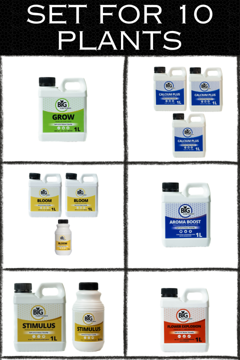 Product details BiG Plant Science - Nutrient set for 10 plants - full ...