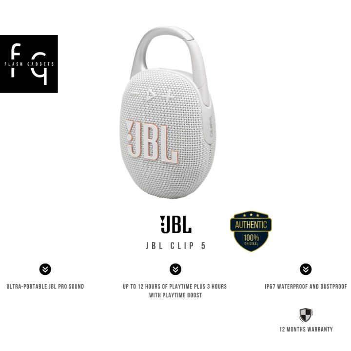 JBL CLIP 5 Ultra-Portable Waterproof Speaker I 1 Year JBL Malaysia ...
