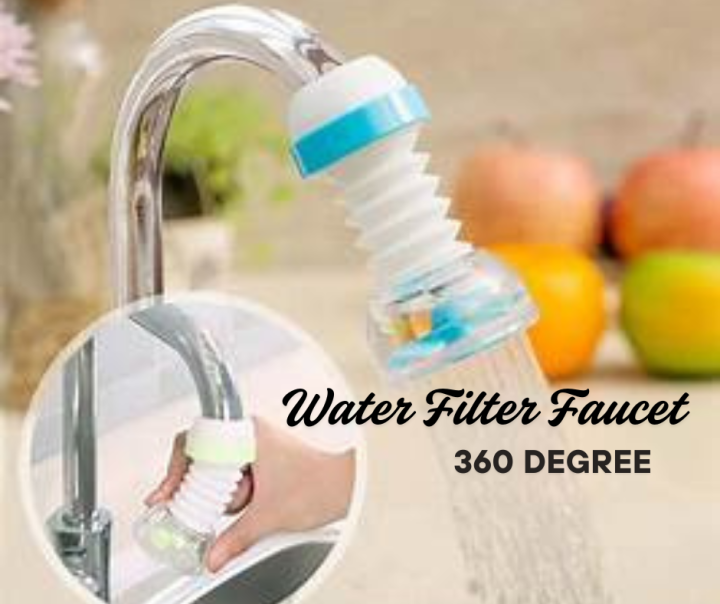 Water Filter 360 Degree Rotating Splash Water Saving Water | Lazada PH