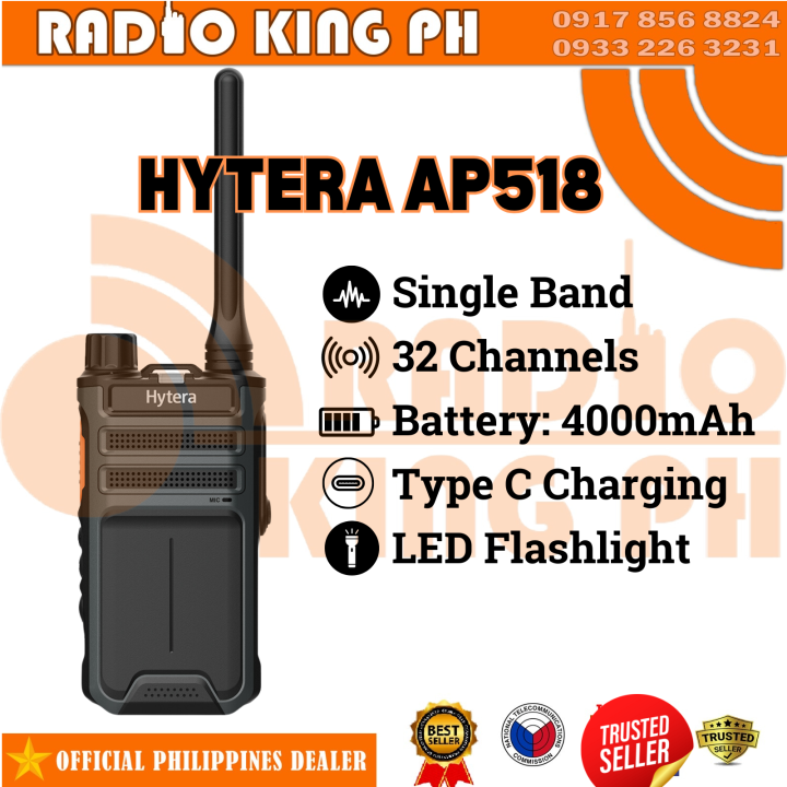 HYTERA AP518 ANALOG NON keypad Business Radio (Singleband ) Analog ...