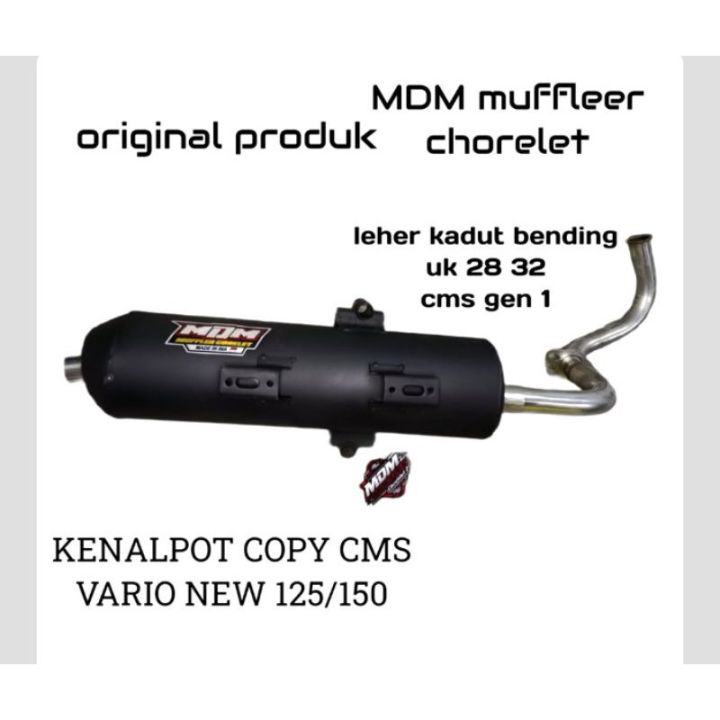 kenalpot copy CMS vario new 150 vario arem new Knalpot | Lazada Indonesia