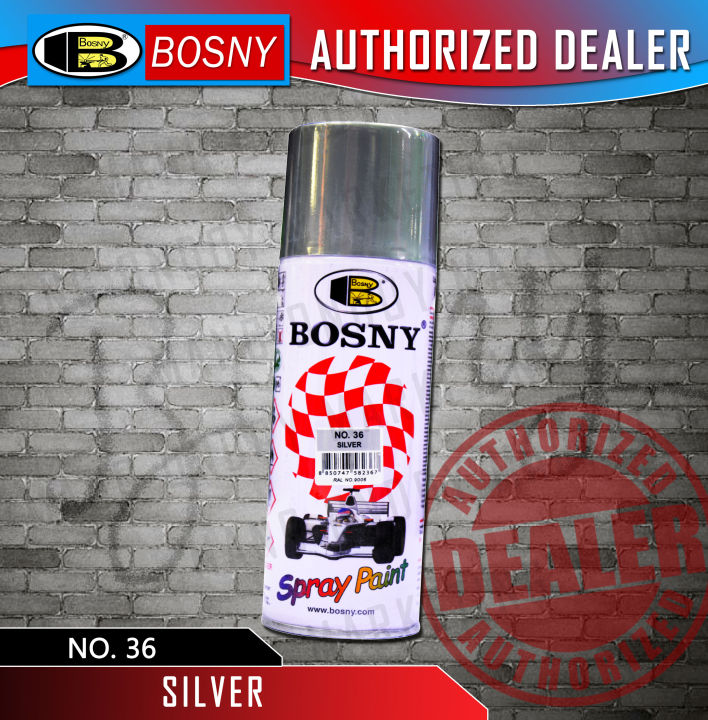 Bosny Spray Paint No.36 Silver | Lazada PH