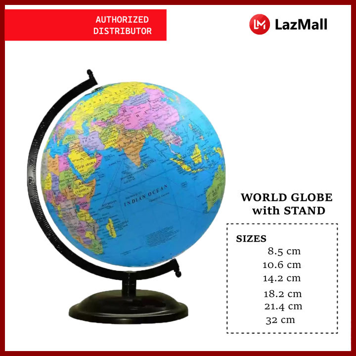 Educational Learning Geography Rotating World Map Globe | Lazada PH