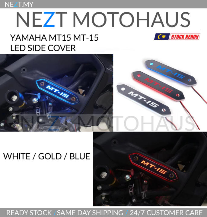 Yamaha MT15 MT-15 LOGO LED NEON SIDE COVER GLOW NEW ARRIVAL READY STOCK ...