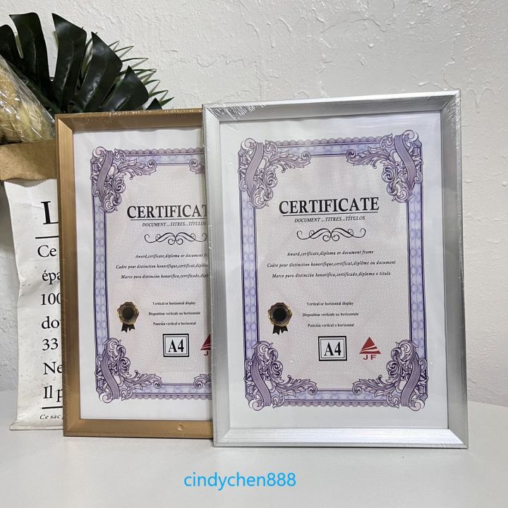 A4/8.5x11/8X12 PVC CERTIFICATE FRAME Photo frame /picture frame/Student ...