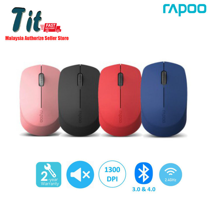 RAPOO M100 SILENT MULTI-MODE WIRELESS MOUSE | Lazada