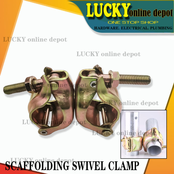 SWIVEL / FIXED CLAMP SCAFFOLDING (1 1/2) | Lazada PH