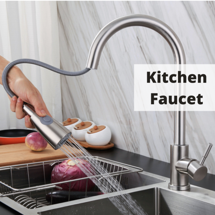 {SG} Stainless Steel Kitchen Sink Tap / Kitchen Faucet/Kitchen Water ...