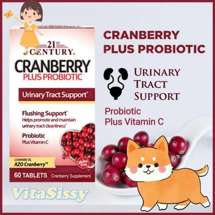 21st Century, Cranberry Plus Probiotic, 60 Tablets | Lazada