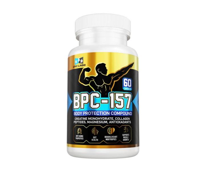 BPC Peptide Capsules- BPC-157 Blend with Creatine Monohydrate, Collagen ...