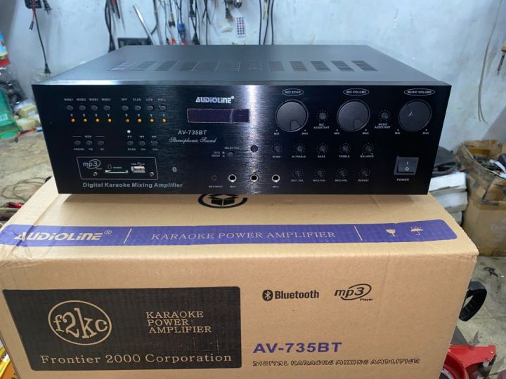 AMPLIFIER AV735BT AUDIOLINE BRAND bluetooth mp3 player sd card fm High Quality Digital Karaoke ...